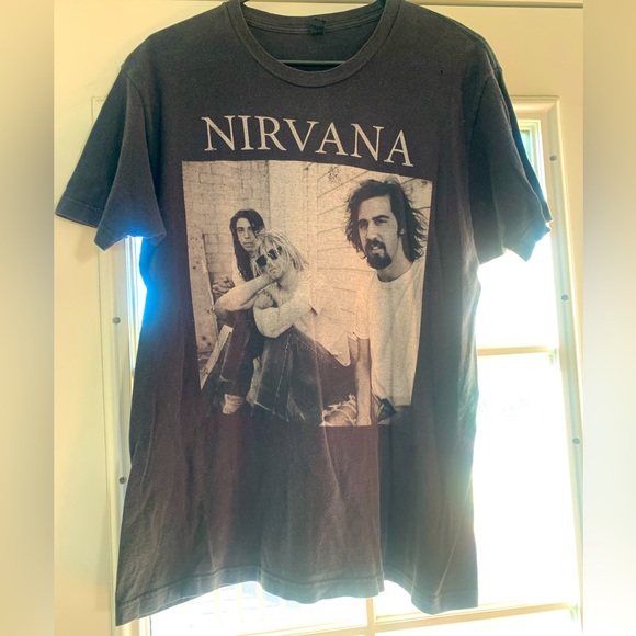 Shirts | Vintage Nirvana Graphic Tshirt Of Band Unisex | Poshmark